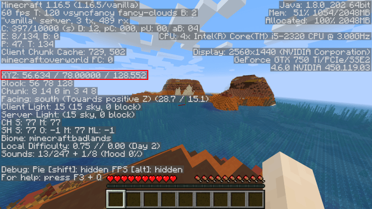 How To Turn On Coordinates In Minecraft Glimpse me